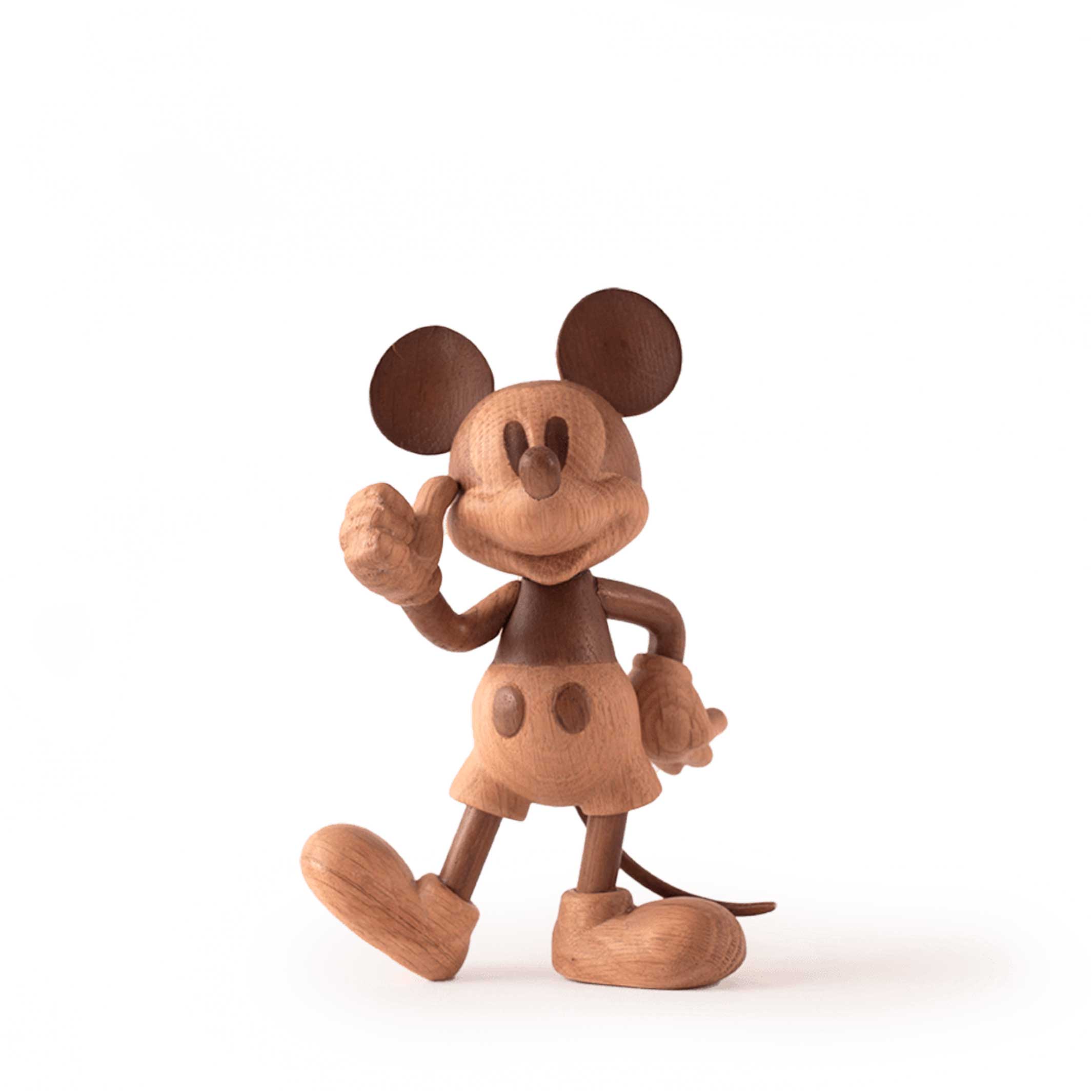 Holzfigur Mickey Mouse Groß – Eiche · 24 cm | boyhood × Disney · Jakob ...