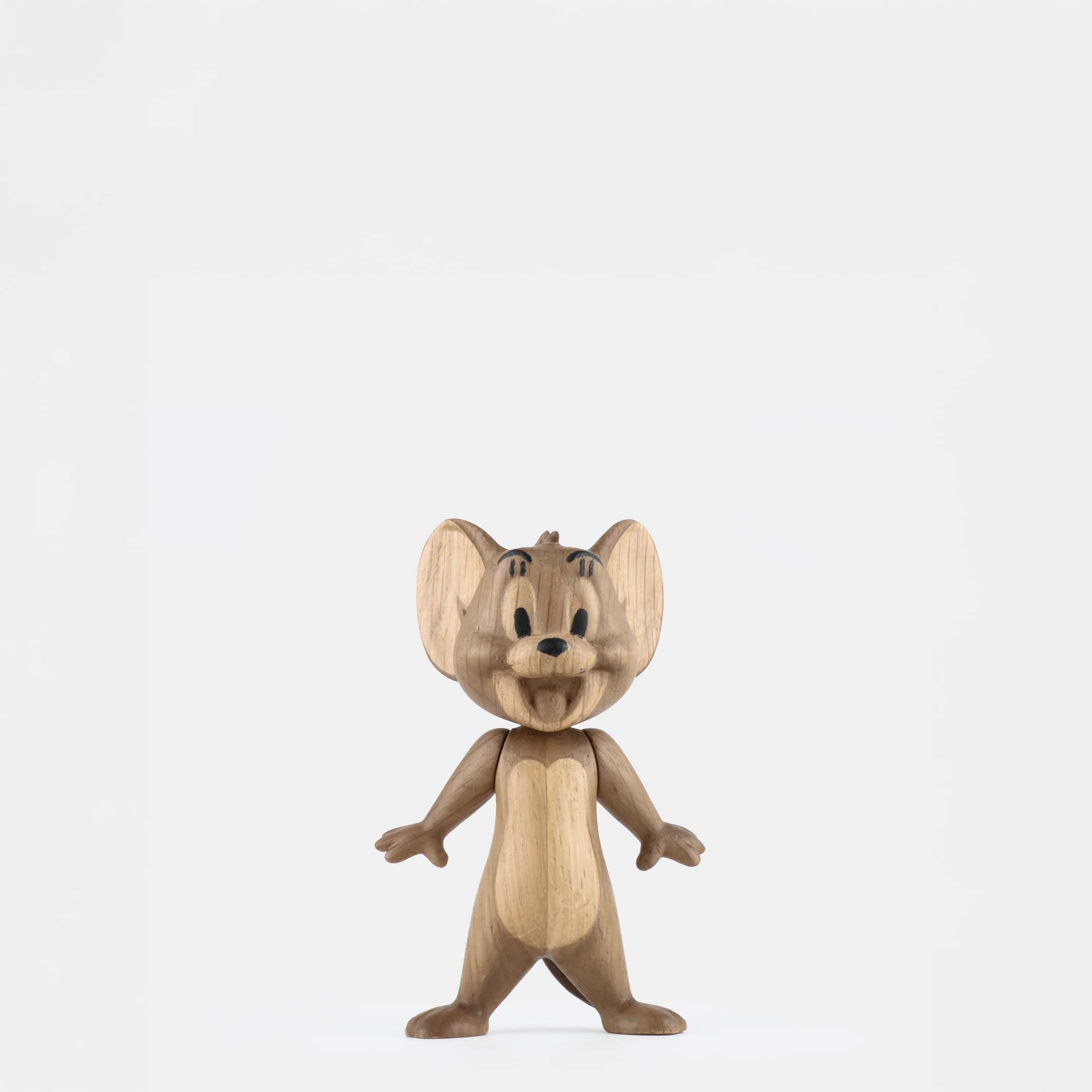JERRY Small - Kleine Tom & Jerry Holzfigur - Eiche 12 cm hoch - Jakob ...